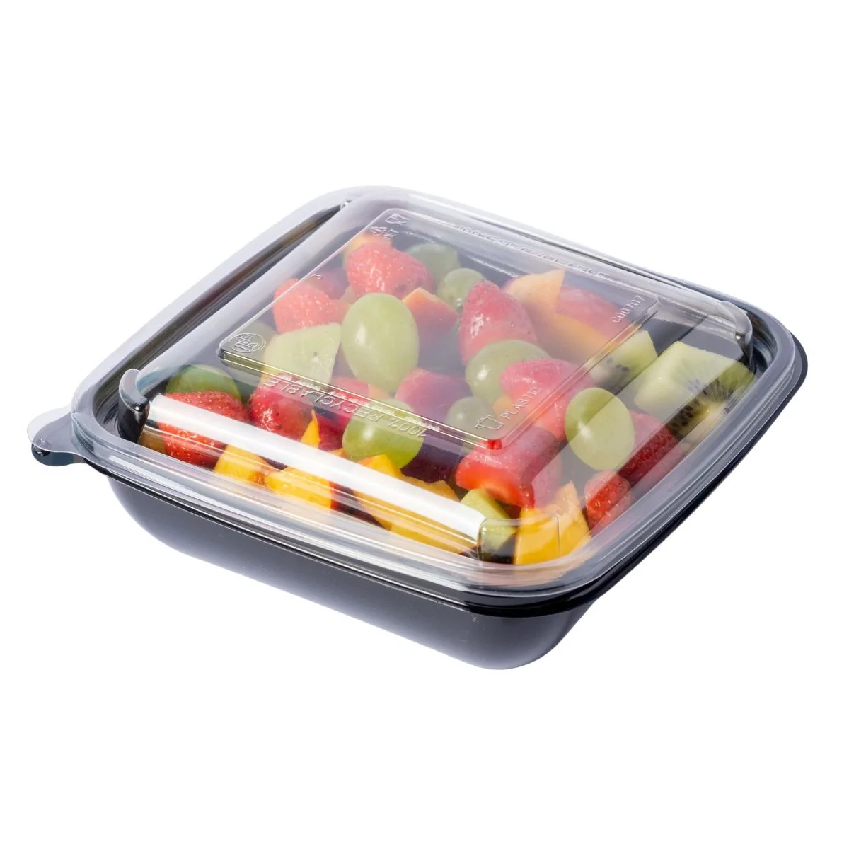 Kvadratna posodica s pokrovom - Almima Embal d.o.o.